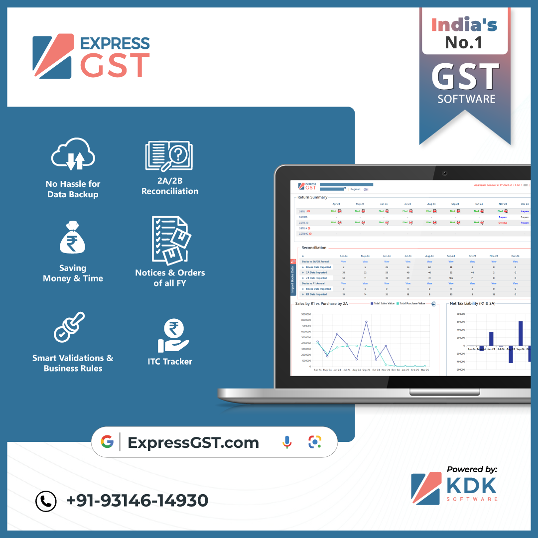 ExpressGST | India's No.1 GST Software for Return Filing & Compliance